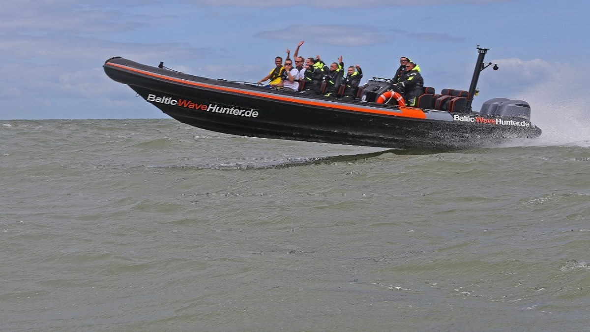 Schnellboottouren auf der Ostsee, Speedboot/Powerbootsfahrten